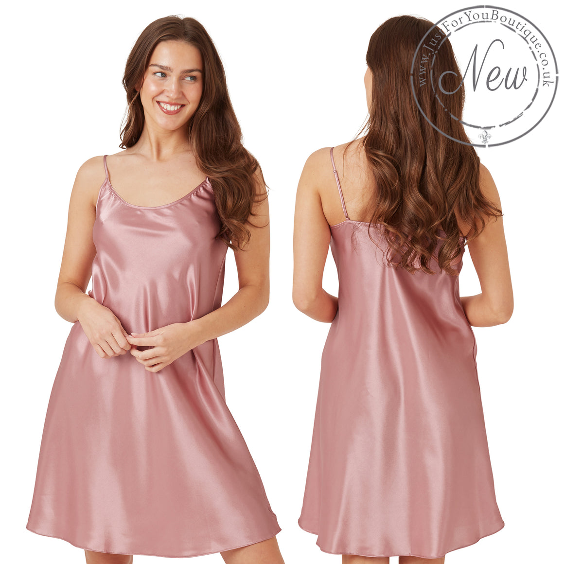 Satin Chemise, Negligee & Slip Dresses in UK Plus Sizes – Just For You ...