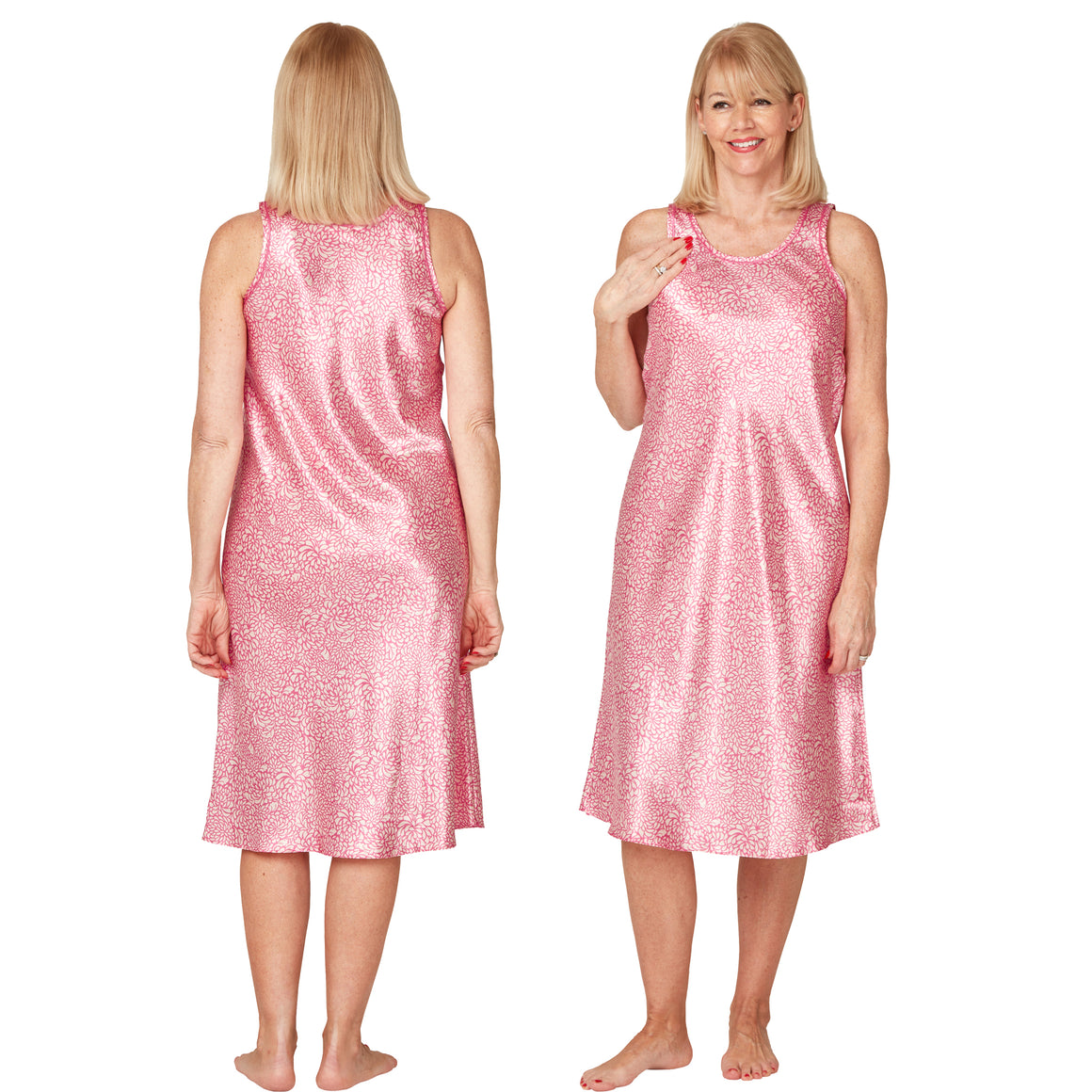 Satin Chemise, Negligee & Slip Dresses in UK Plus Sizes – Just For You ...